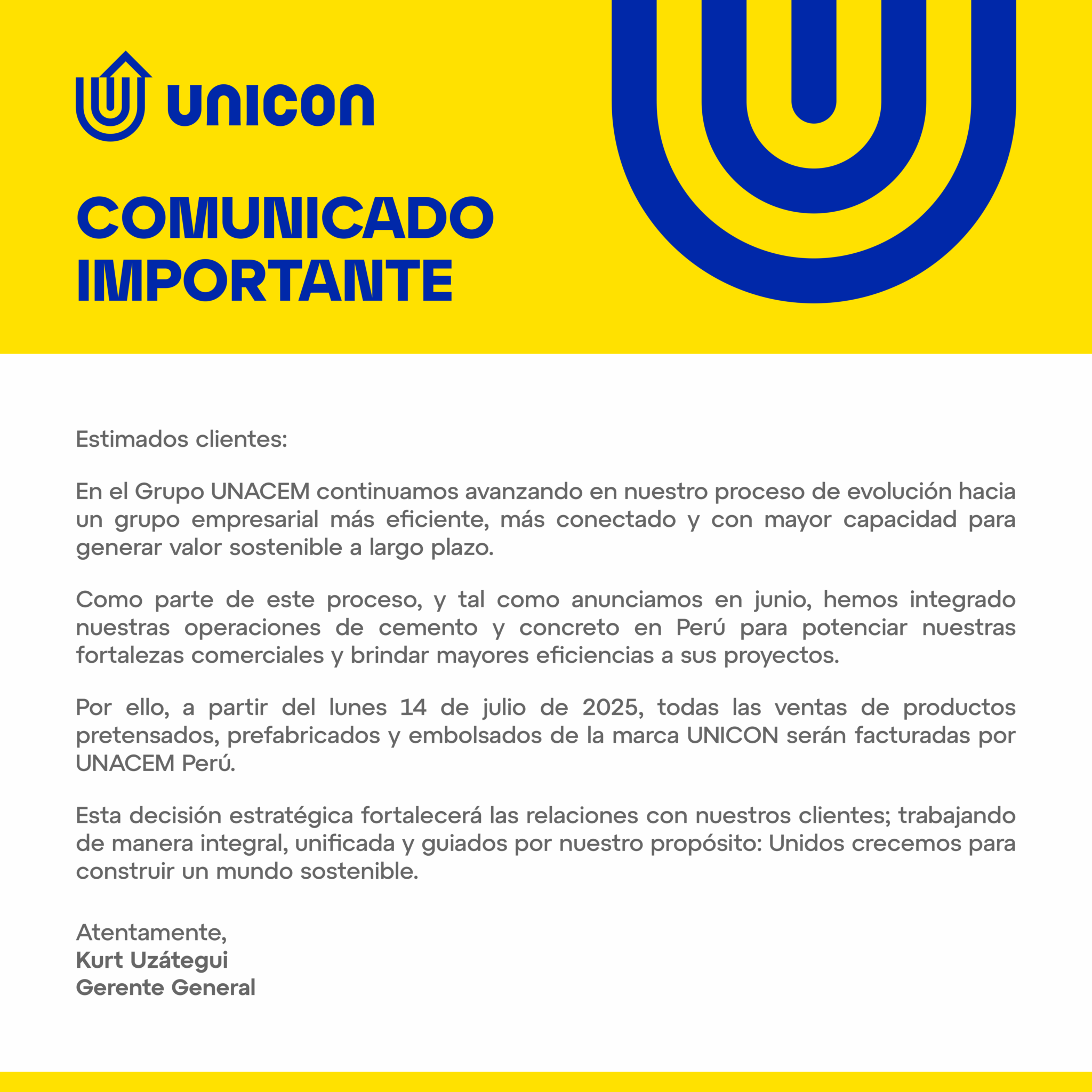 Concreto premezclado en soluciones para la construcción - Unicon